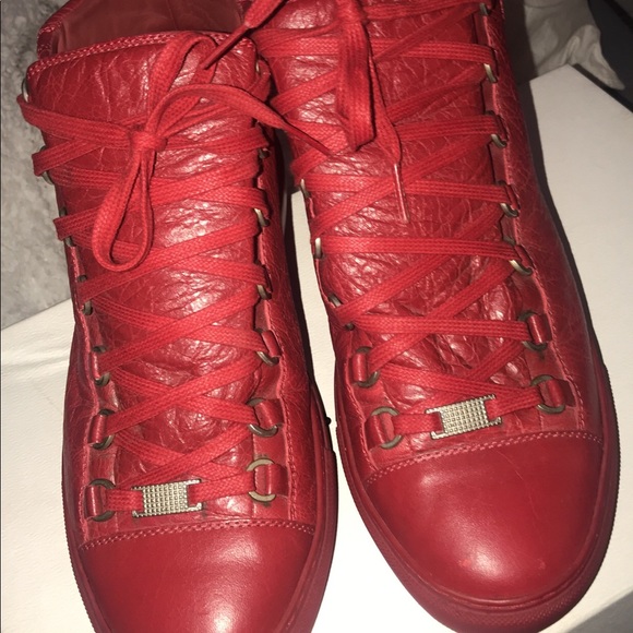 Balenciaga | Shoes | All Red Balenciagas | Poshmark